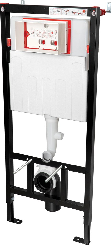 Deante Easy Lock, podomítkový WC modul pro závěsné mísy s odvodem pachů 510x1120 mm, černá, CSTKWC01