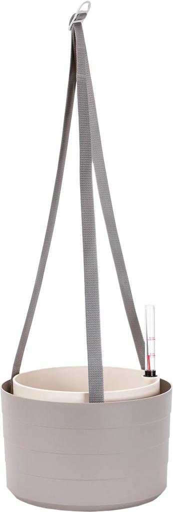 Plastia Žardina samozavlažovací trojzávěs Berberis - taupe + slonová kost 26 cm