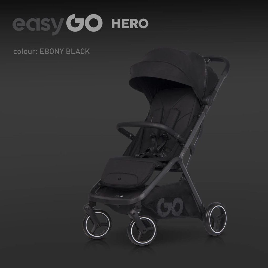 Sportovní kočárek EasyGo Hero Ebony Black