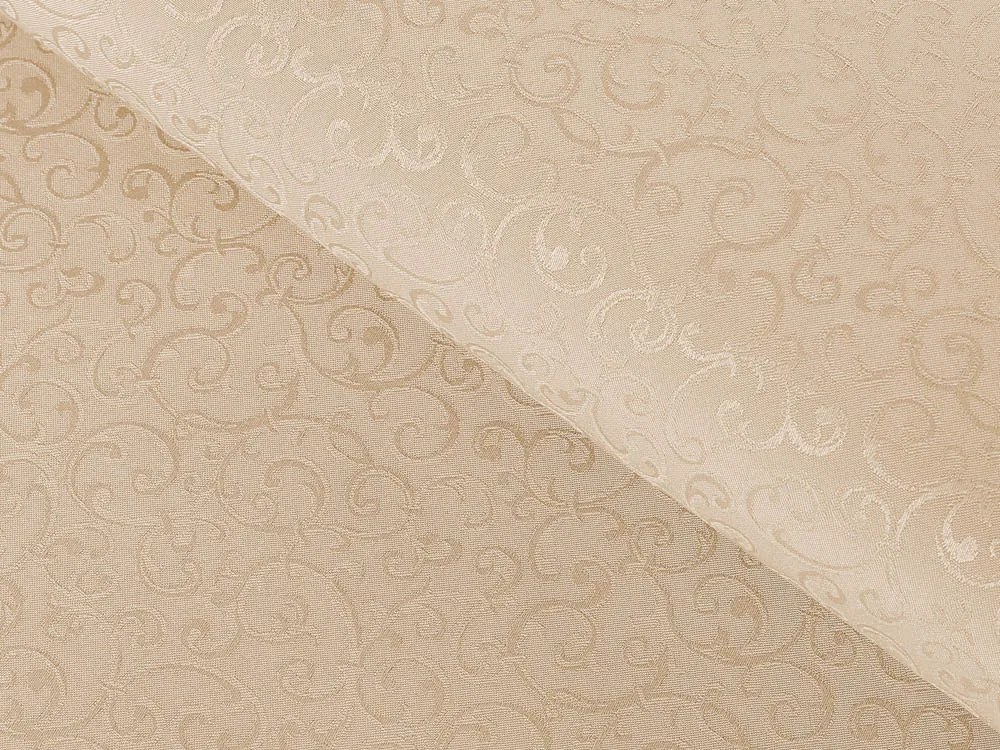 Biante Dekorační povlak na polštář TF-079 Ornamenty - béžový 45 x 45 cm