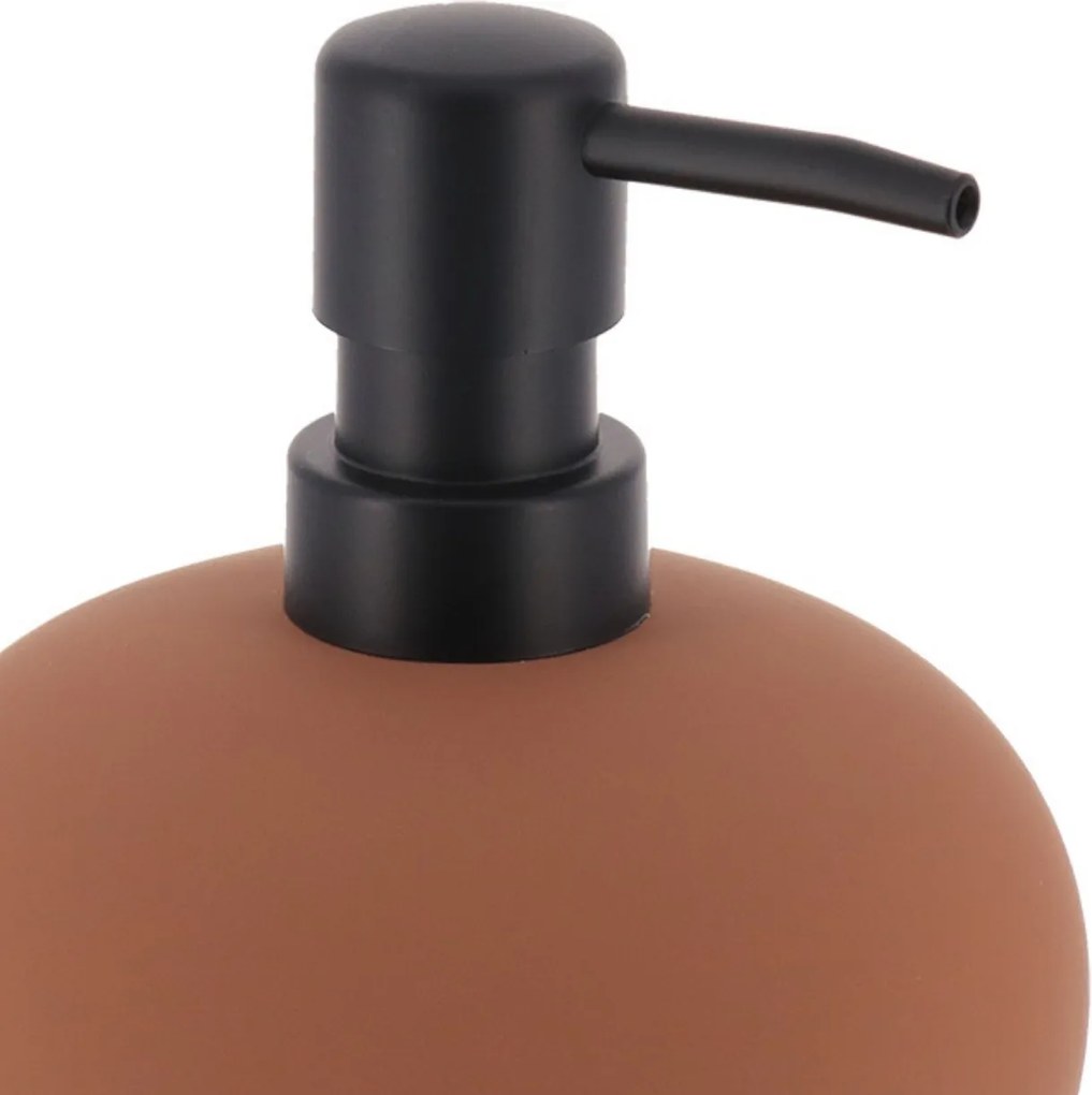 Dávkovač mýdla Niva, hnědá/s černými prvky, 425 ml