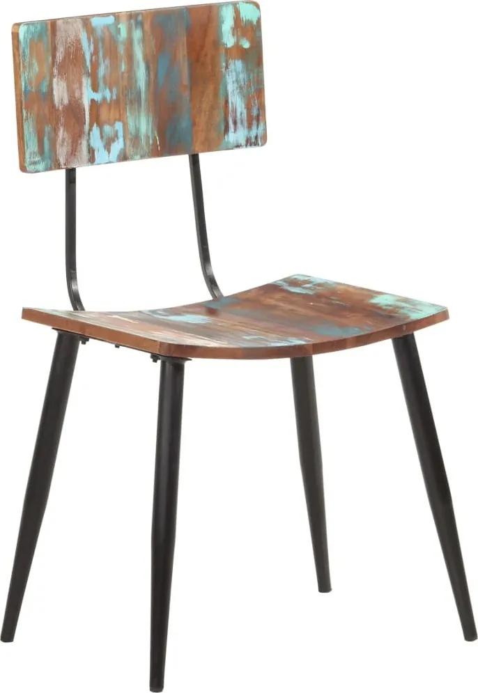 vidaXL Jídelní židle 2 ks masivní recyklované dřevo [287901]