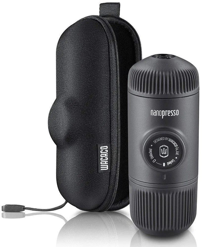 Cestovní kávovar wacaco nanopresso šedé + pevný obal
