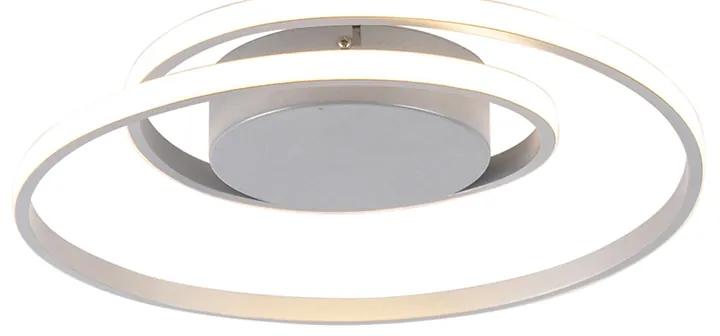 Designové stropní svítidlo z oceli včetně LED třístupňového stmívatelného - Krula
