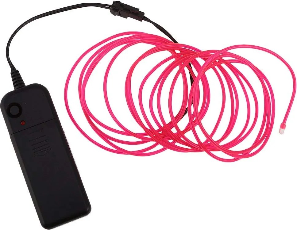 Déluxa LED neon pásek 3 m - růžový