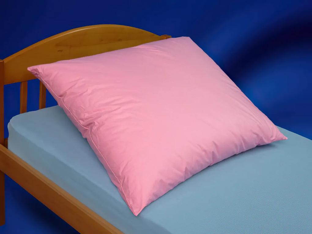Lina Péřový polštář ANREPA růžový, 40x50cm, 50% prachového peří