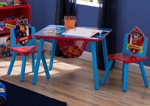 Dětský stůl s židlemi Tlapková Patrola záchranáři
