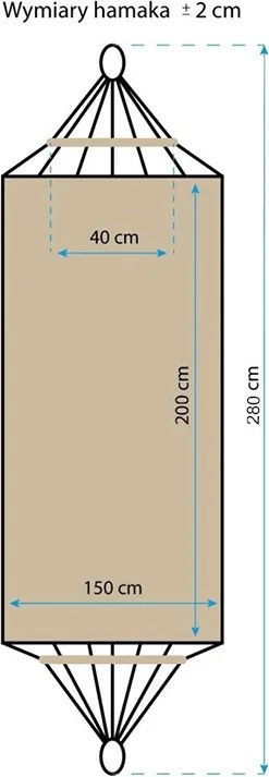 Verk Group Zahradní houpací síť závěsná dvojitá houpačka silná xxl velký kryt s lany