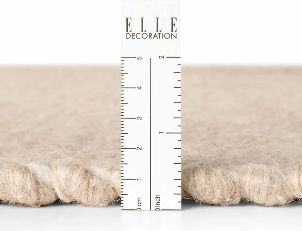 ELLE Decoration, Kusový koberec Lyon Beans 106315 Natural Beige z kolekce Elle, 140x200, béžová, ložnice