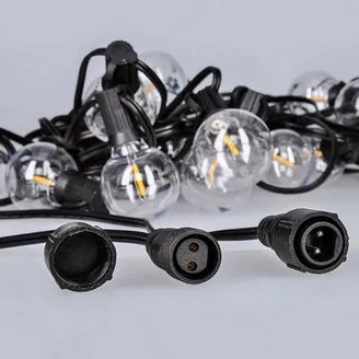 Solight LED venkovní řetěz s žárovkami 25 žárovek 15m+5m 750lm teplá bílá WO794-1