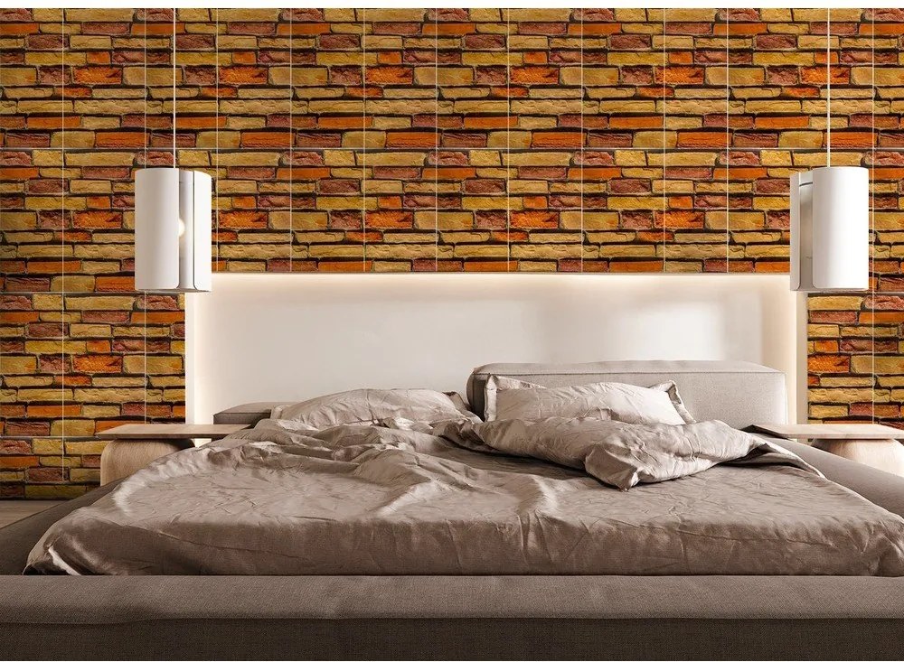 Samolepicí panely v sadě na zeď 6 ks 30x60 cm Brick Wall – SP TREND
