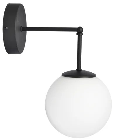 Nástěnná lampa MOON 1xE27/15W/230V černá