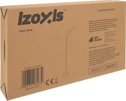LED stojací lampa 180cm Izoxis 26885