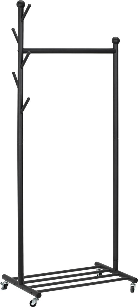 XXXLutz POJÍZDNÝ ŠATNÍ STOJAN, 68/170/43 cm PBJ - 000537002701