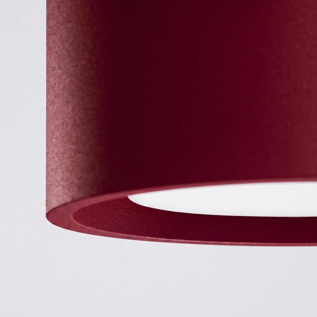 Sollux Lighting Stropní svítidlo MODO 3 bordó GX53
