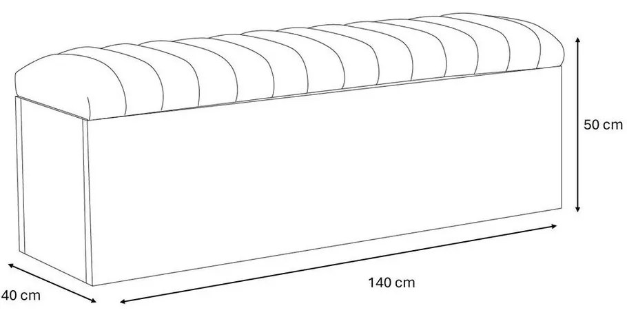Lavice v zelené a přírodní barvě Oceane – Bobochic Paris