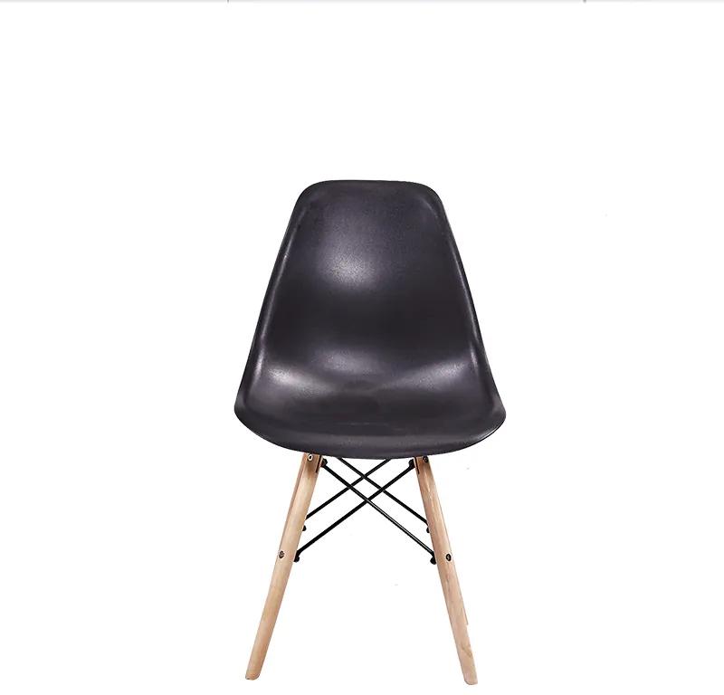 Jídelní židle BASIC černé 4 ks - skandinávský styl