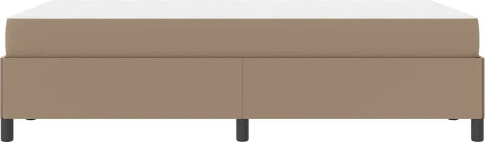Rám postele s matrací Cappuccino 120 x 190 cm textil 3398993
