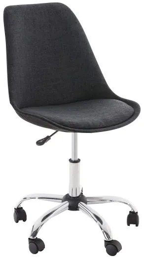 Kancelářská židle Adinolfa tmavě šedá