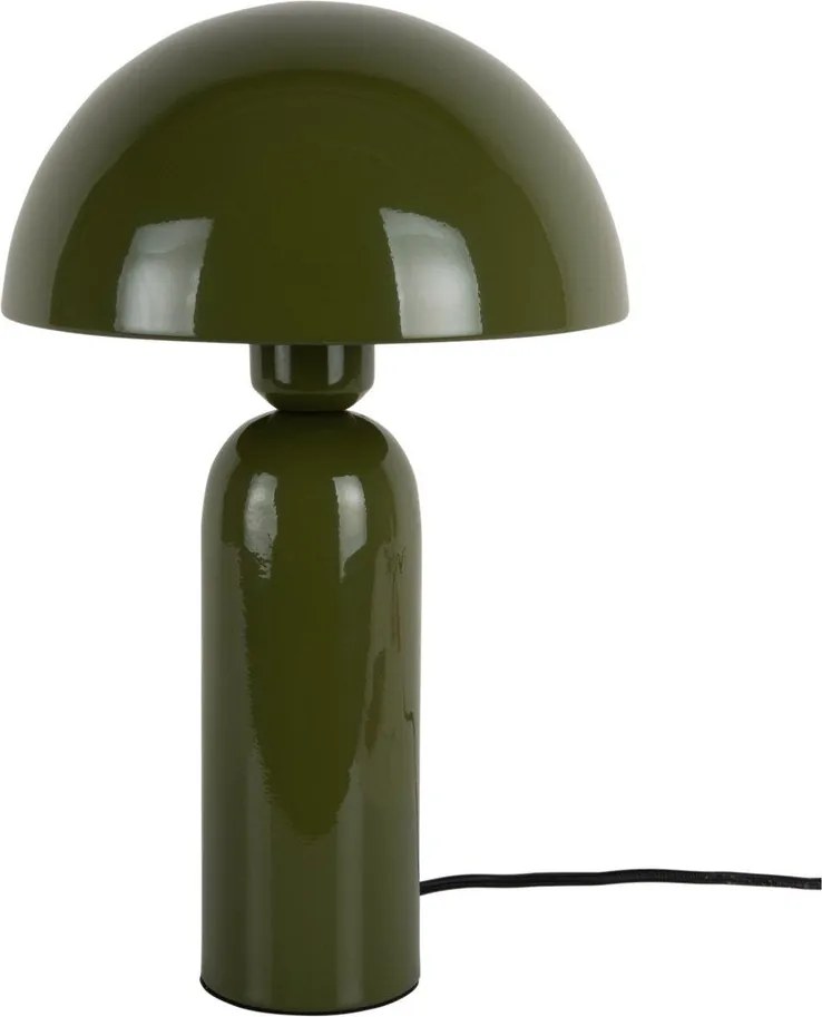 Tmavě zelená stolní lampa (výška 35 cm) Aente – Leitmotiv Biano.cz
