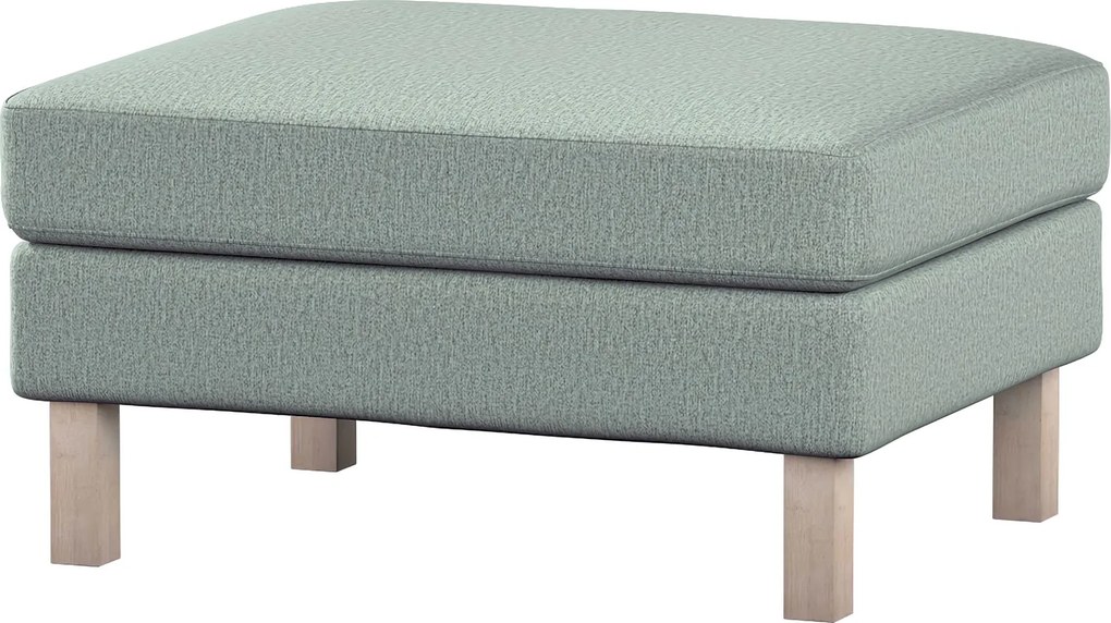 Potah na podnožku IKEA Karlstad barva zelená látka pletený vzor