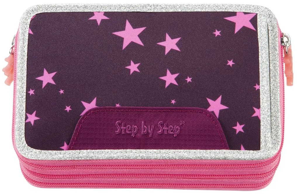 Vybavený třípatrový penál Step by Step XXL, Unicorn Nuala