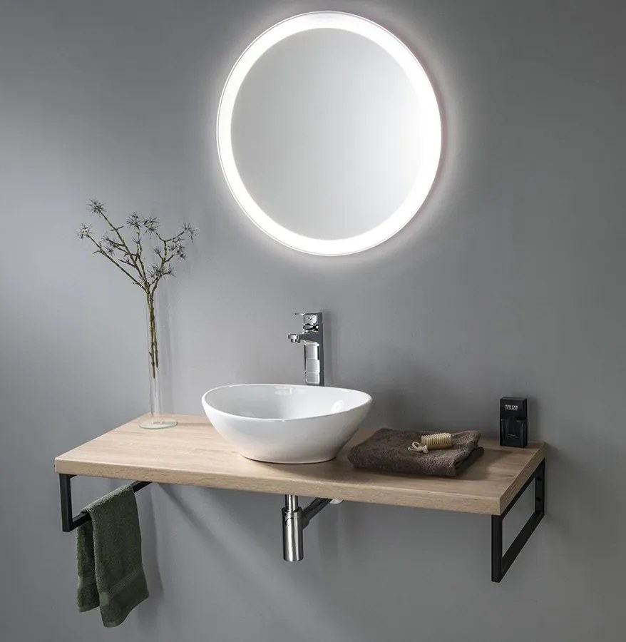 Aqualine Sapho, VEGA pracovní deska 104x45cm, dub platin