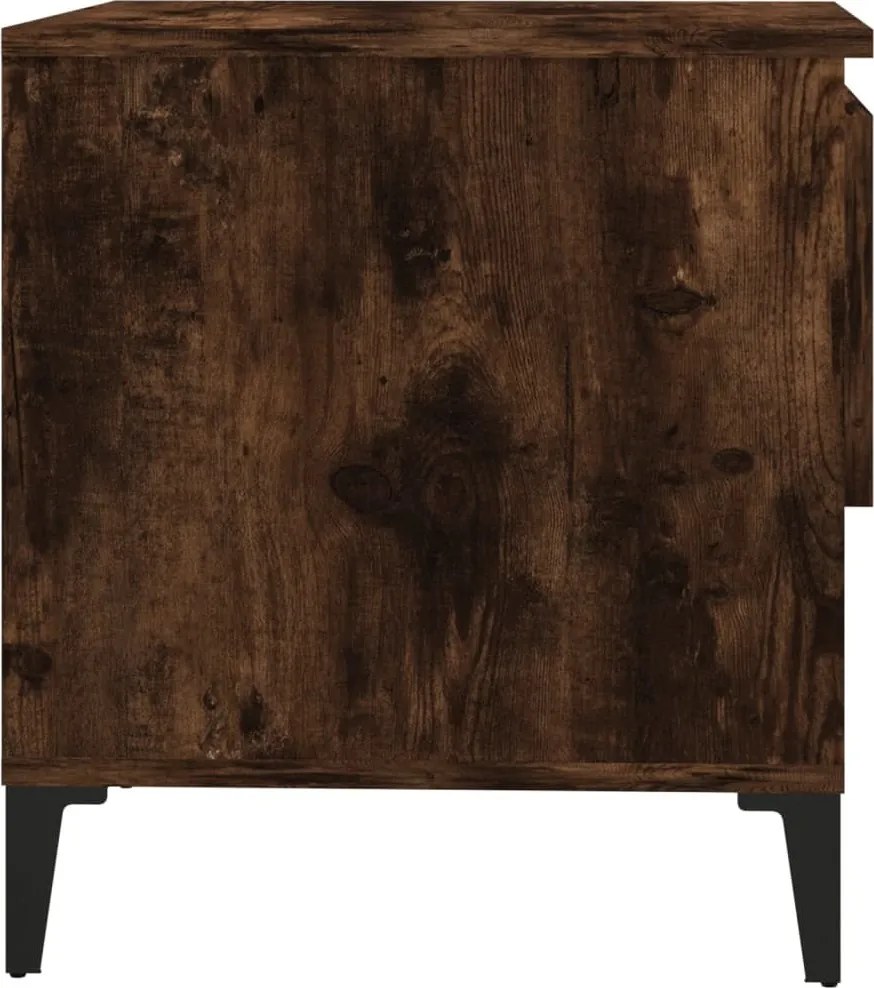 vidaXL Odkládací stolky 2 ks 50 x 46 x 50 cm kompozitní dřevo [819559] Barva: Černá