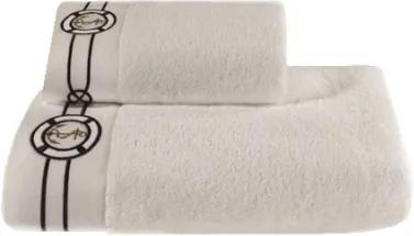 Soft Cotton Sada Ručníků MARINE MAN 50x100 cm + 85x150 cm Bílá