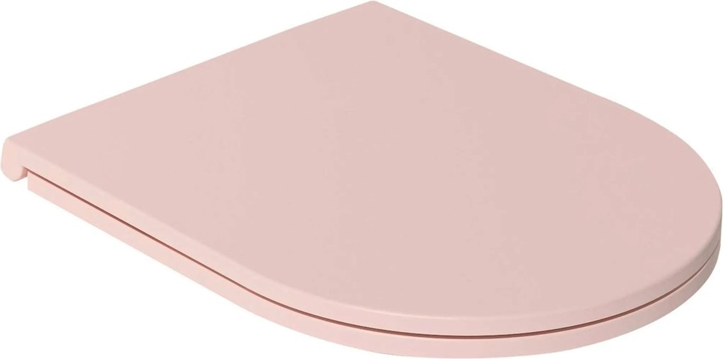 Sapho Isvea Infinity - WC sedátko Slim, Soft Close, Easy Take, růžová Salmon 40KF0541I