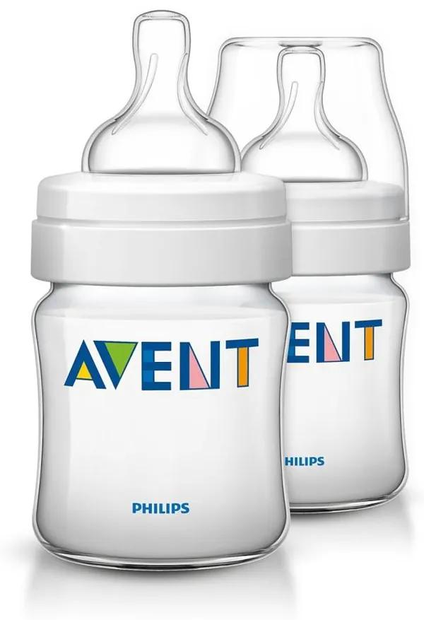 Avent Classic - kojenecká láhev 125 ml - 2ks