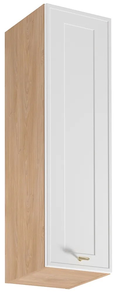SORENTO pb | horní skříňka G30 policová | 30 cm | LEVÁ | puccini/bílá