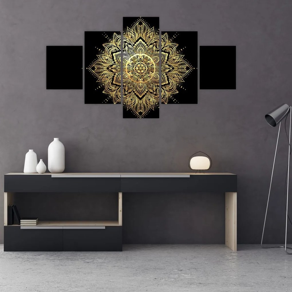 Obraz - Mandala bohatství (125x70 cm)