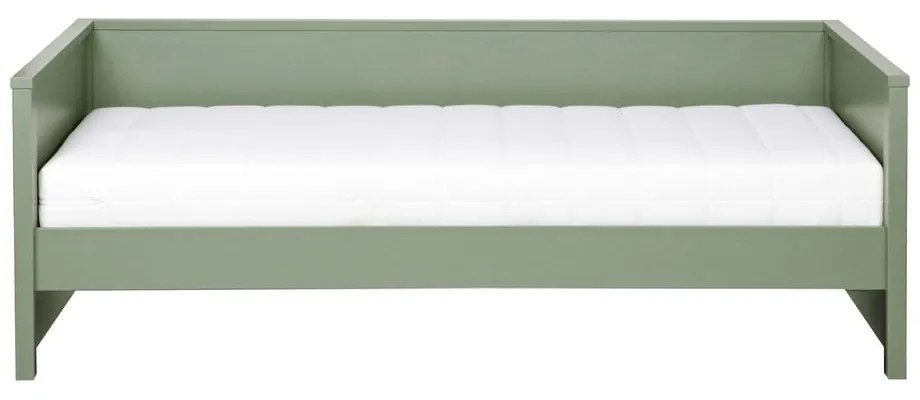 Zelená postel/sofa WOOOD Nikki, 200 x 90 cm