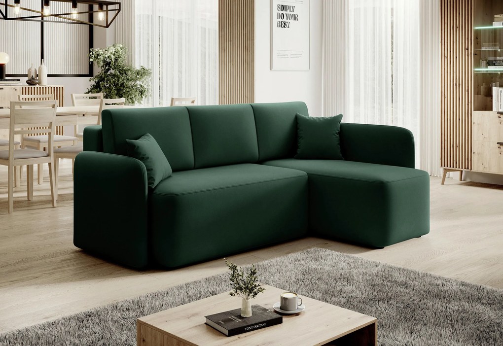 XXXLutz ROHOVÁ SEDAČKA, textil, zelená MID.YOU - Sedací soupravy - 00000L001602