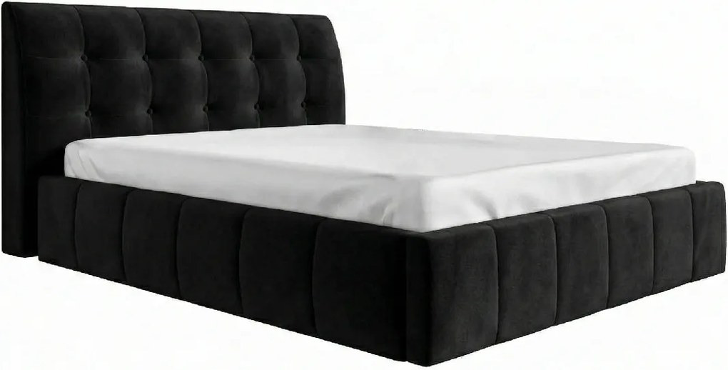 MOS Čalouněná postel LETTO Vogue 160x200 cm Barva látky Vogue: Béžová (Vogue 04)