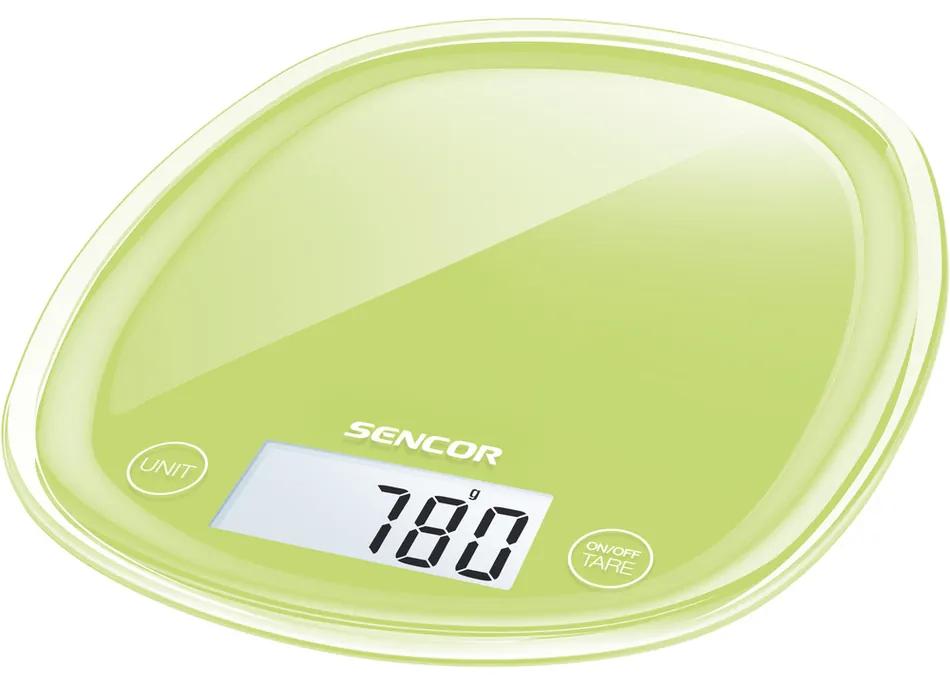 Sencor SKS 37GG kuchyňská váha, zelená
