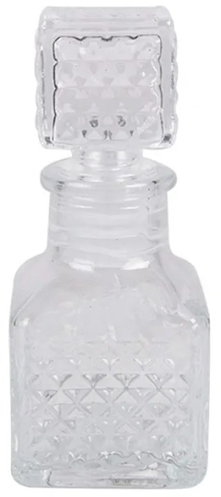 Broušená skleněná lahvička / flakon na parfém Adrie – 50 ml