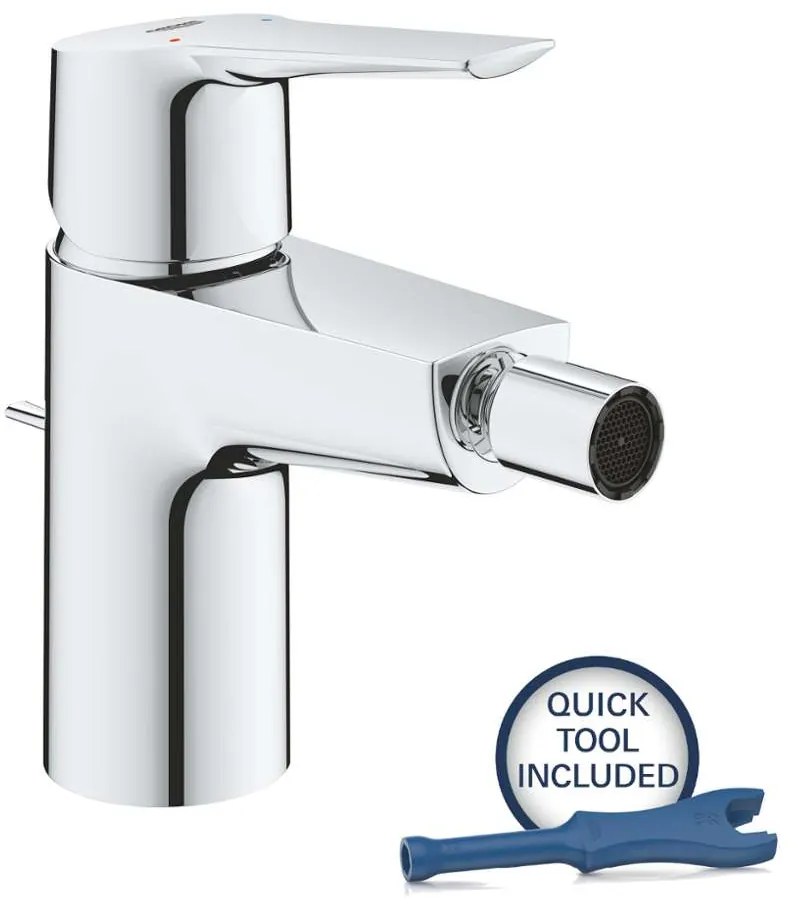 Grohe QuickFix Start - Bidetová baterie s výpustí, chrom 32560002