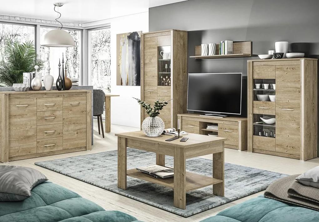 Casarredo - Komfort nábytek Televizní stolek LOANA dub ribbeck