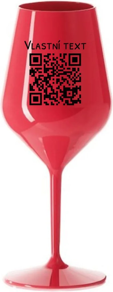 Personalizovaná nerozbitná sklenice s QR kódem