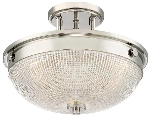Quoizel QZ-MANTLE-SF-IS - Přisazený lustr MANTLE 2xE27/60W/230V lesklý chrom