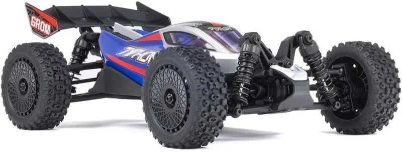 Rc auto arrma typhon grom 1:18 4wd smart rtr modré