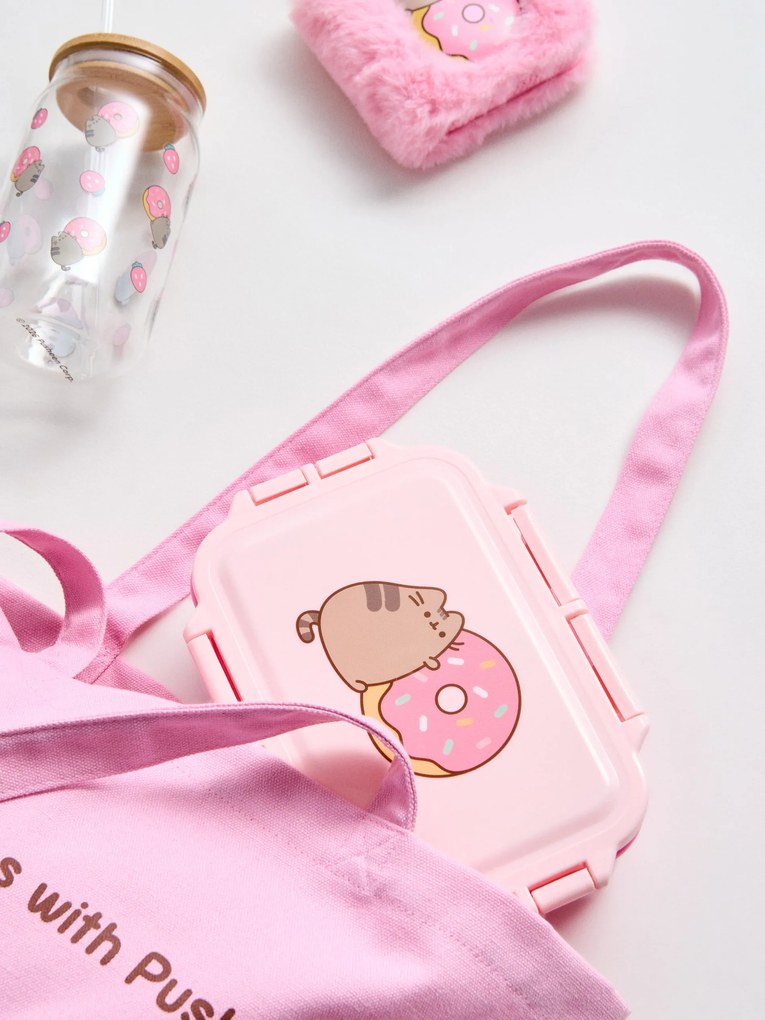 Sinsay - Snídaňová krabička Pusheen The Cat - pastelová růžová
