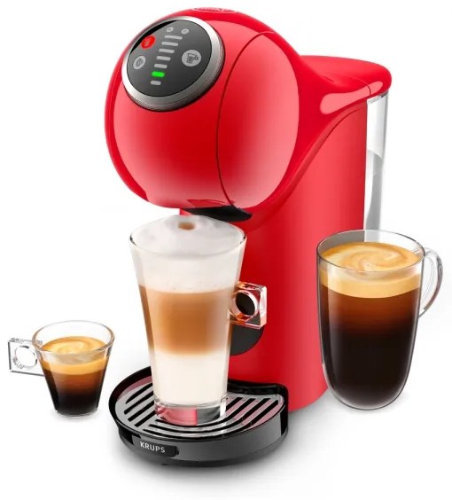 Krups - Kávovar na kapsle NESCAFÉ DOLCE GUSTO GENIO S PLUS 1500W červená