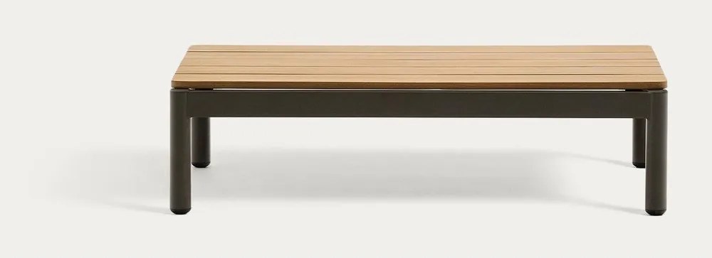 Zahradní konferenční stolek z teakového dřeva 57x91 cm Sorells – Kave Home