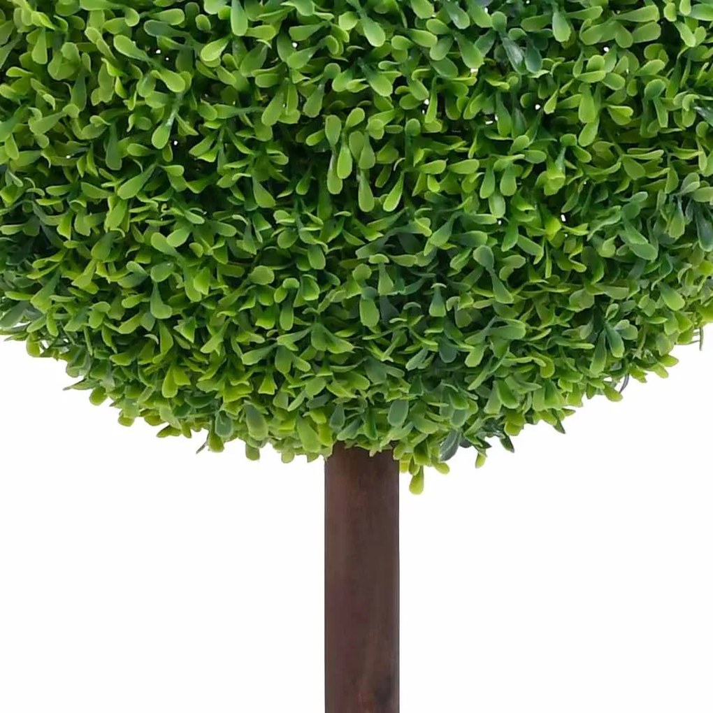 Umělý zimostráz ve tvaru koule s květináčem zelený 71 cm 336508