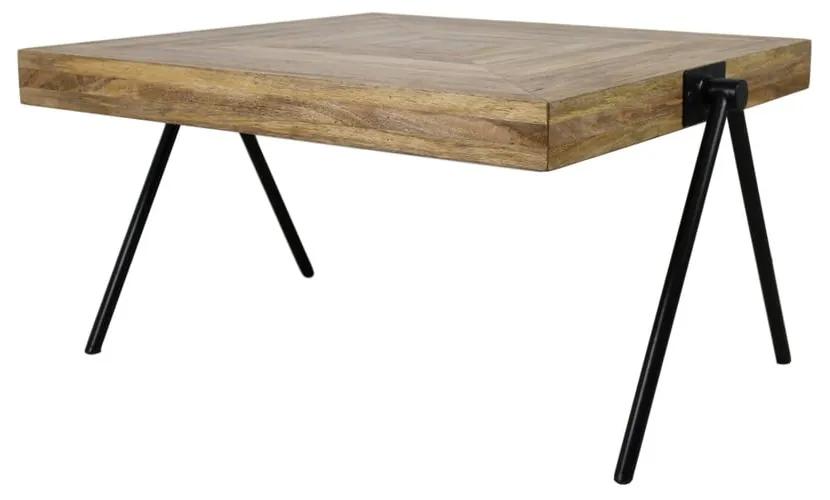 Odkládací stolek s deskou z mangového dřeva HSM collection Seon, délka 60 cm