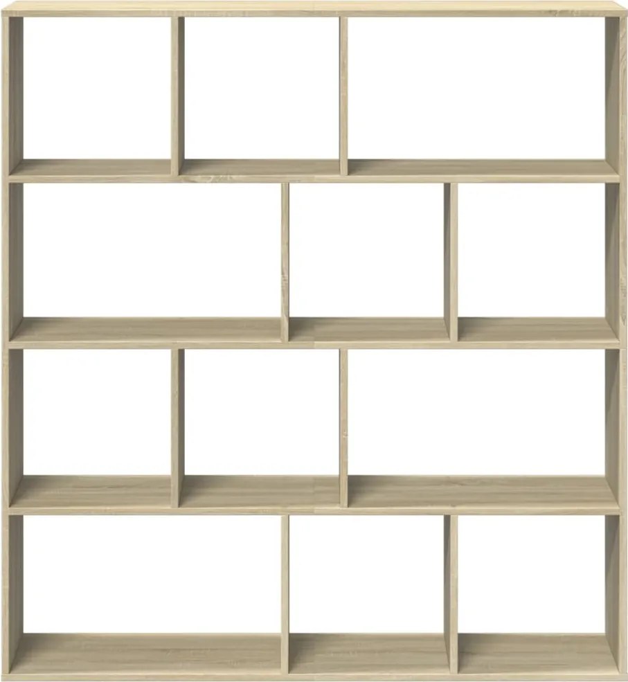 Knihovna dub sonoma 132 x 29 x 141,5 cm kompozitní dřevo 3310309