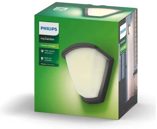 Philips 17383/93/PN - Venkovní nástěnné svítidlo KISKADEE 1xE27/42W/230V IP44